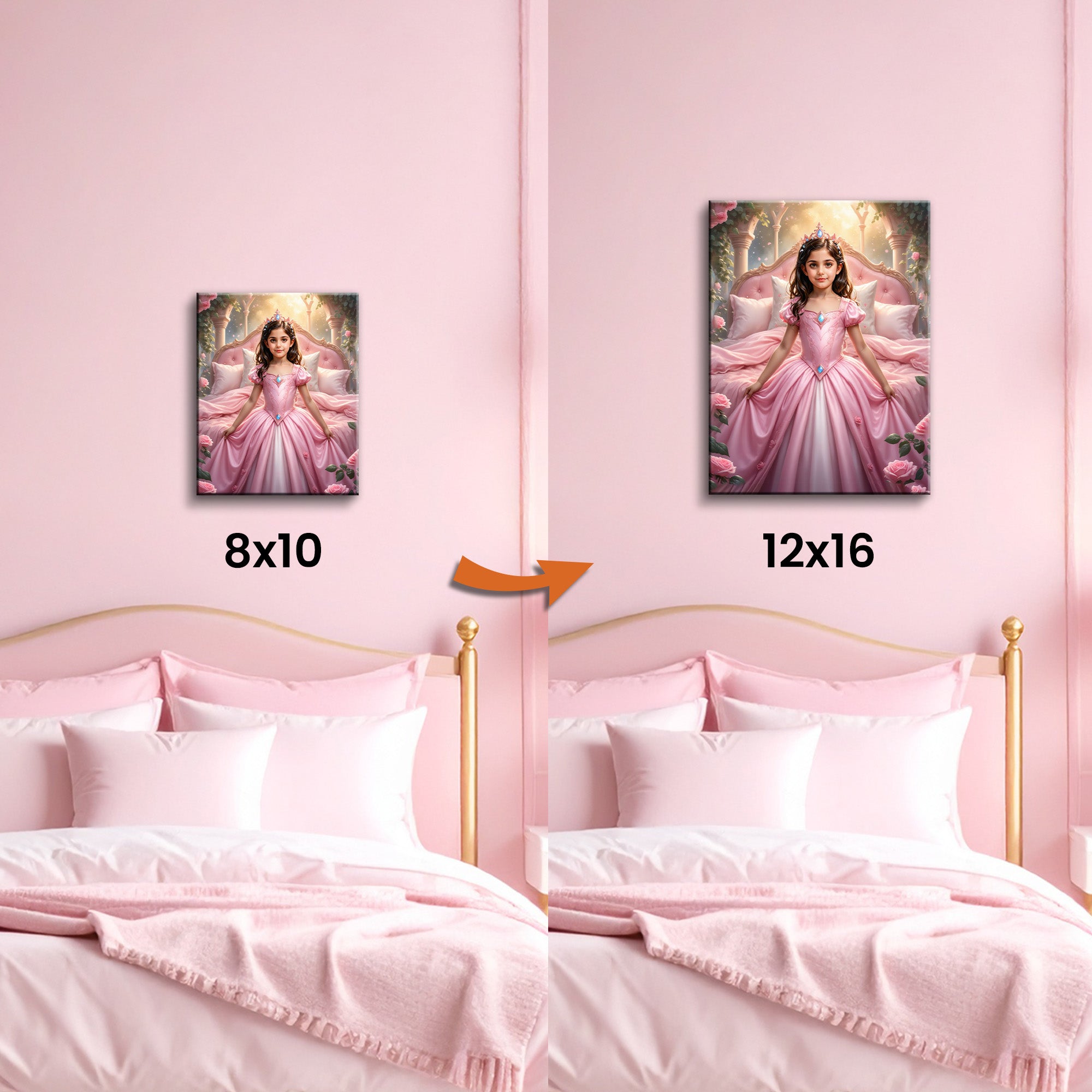 Agranda tu Lienzo de 8x10 Pulgadas a 12x16 Pulgadas – WonderMe