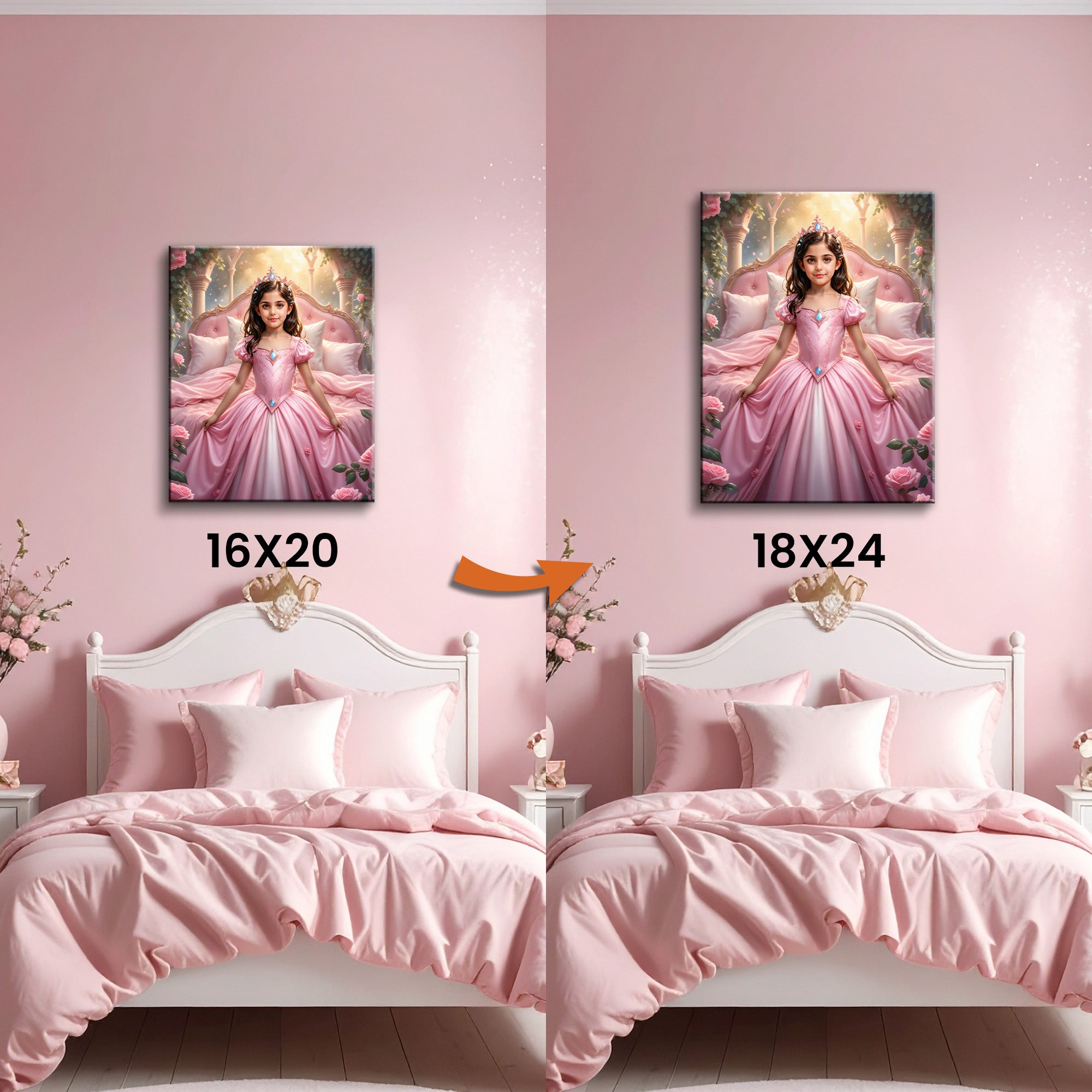 Agranda tu Lienzo de 16x20 Pulgadas a 18x24 Pulgadas – WonderMe