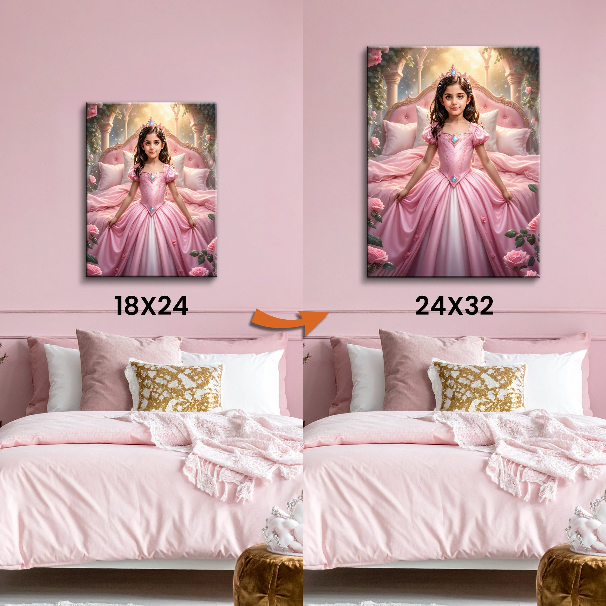 Agranda tu Lienzo de 18x24 Pulgadas a 24x32 Pulgadas – WonderMe