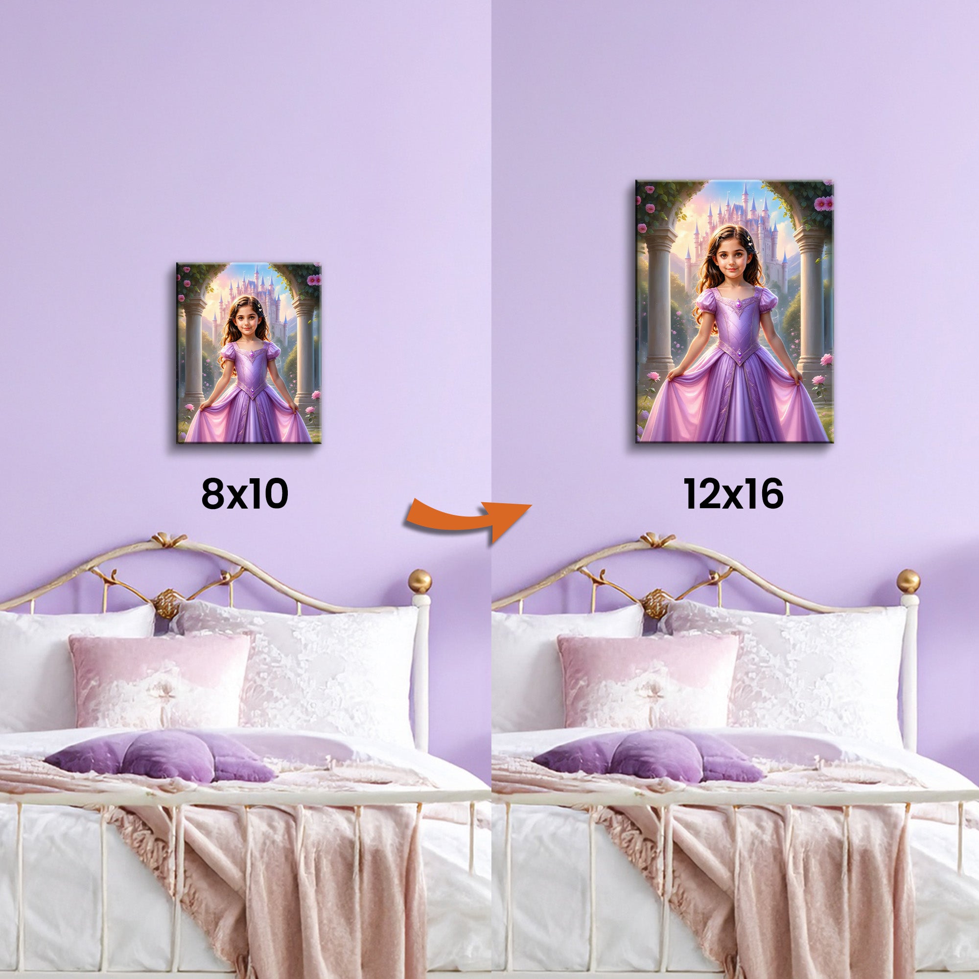 Agranda tu Lienzo de 8x10 Pulgadas a 12x16 Pulgadas – WonderMe