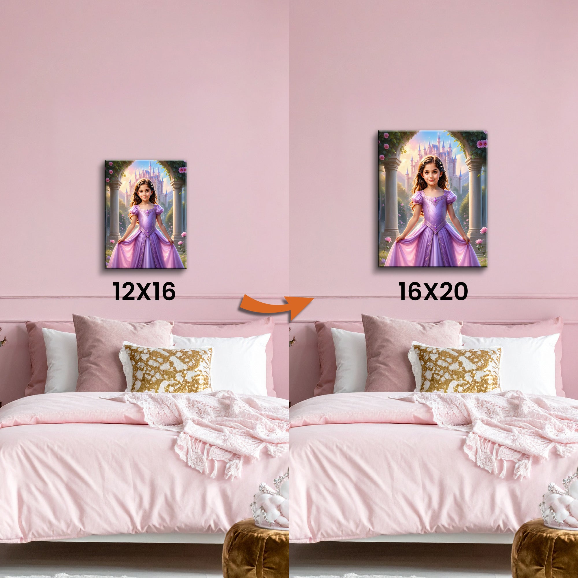 Agranda tu Lienzo de 12x16 Pulgadas a 16x20 Pulgadas – WonderMe