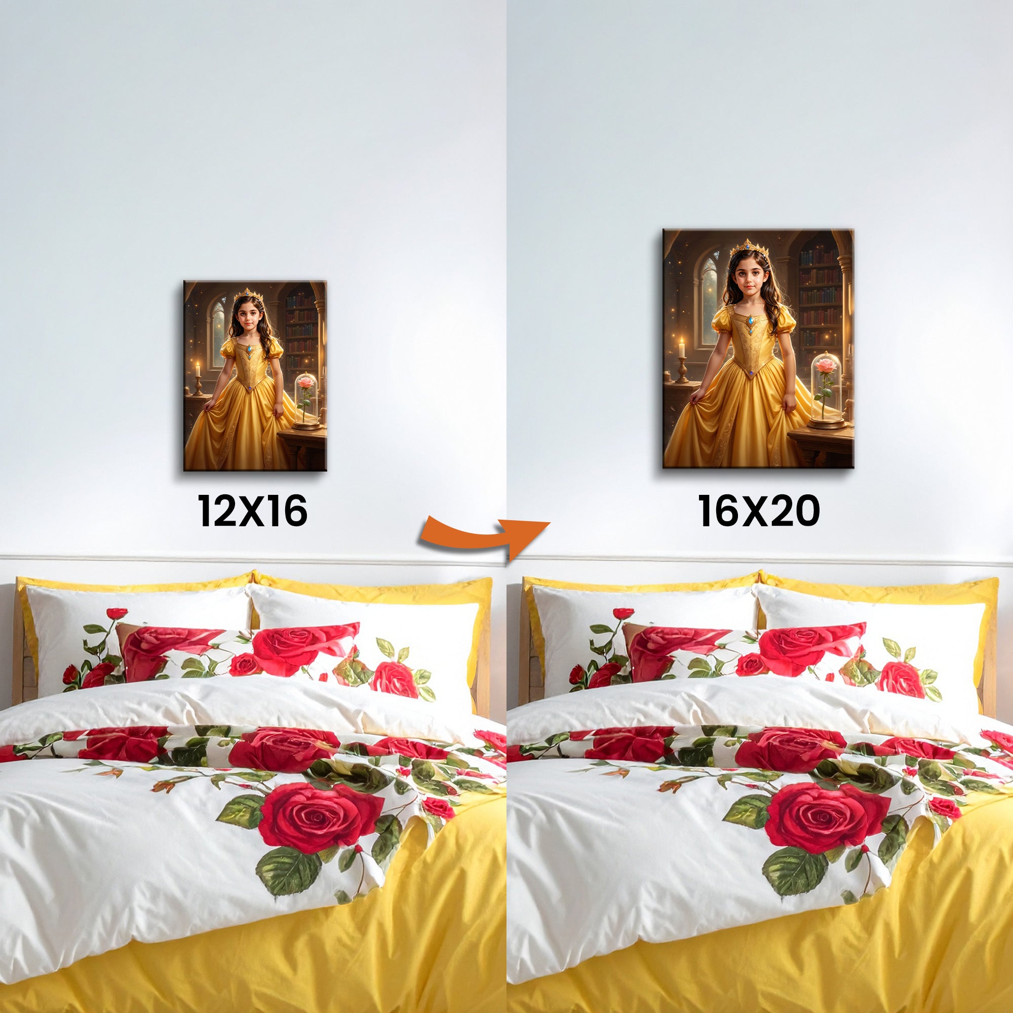 Agranda tu Lienzo de 12x16 Pulgadas a 16x20 Pulgadas – WonderMe
