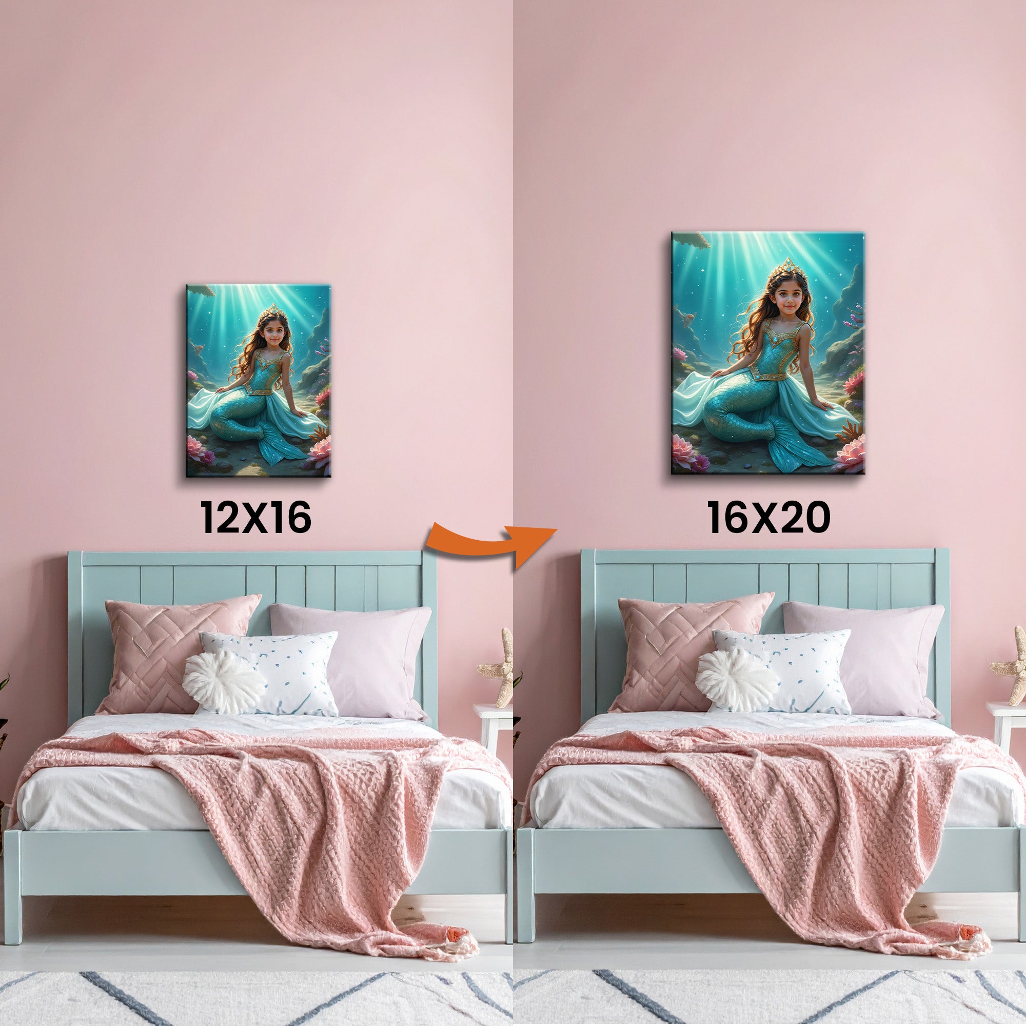 Agranda tu Lienzo de 12x16 Pulgadas a 16x20 Pulgadas – WonderMe