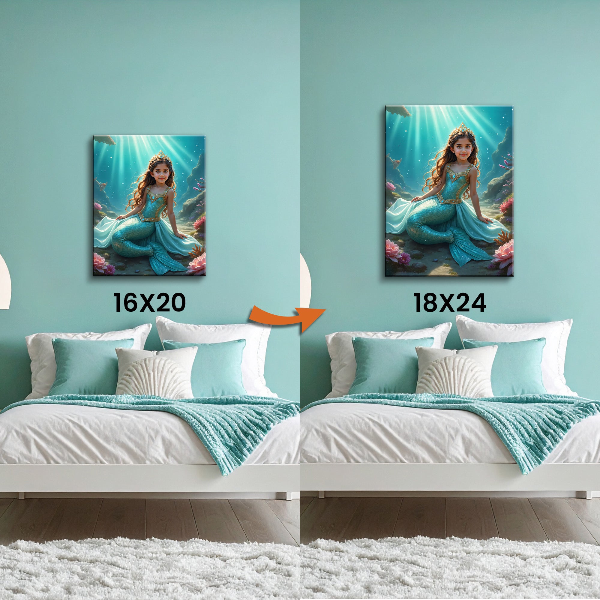 Agranda tu Lienzo de 16x20 Pulgadas a 18x24 Pulgadas – WonderMe
