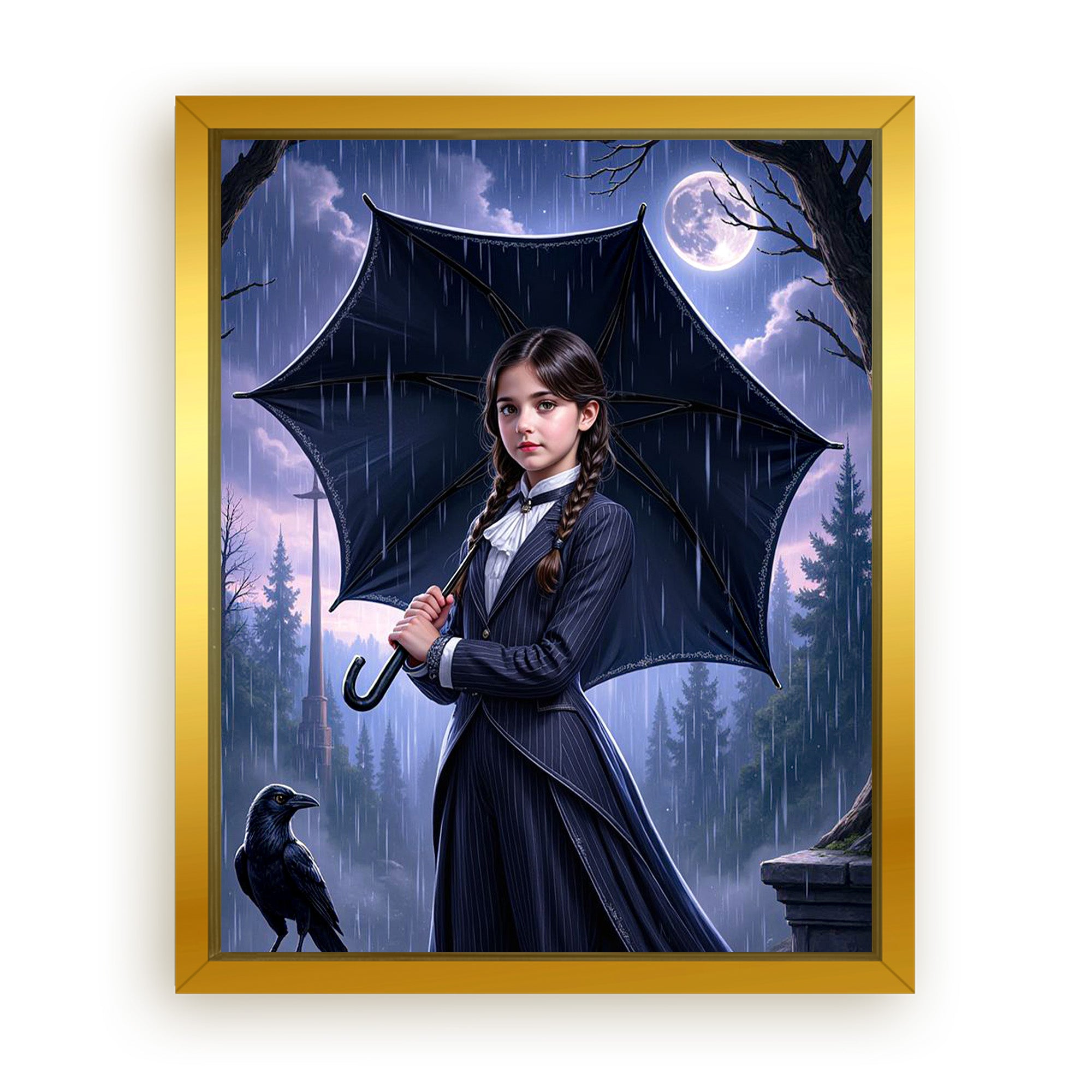 Save 33% When You Add A Frame To Your 10x08 'The Addams Princess' Canv ...