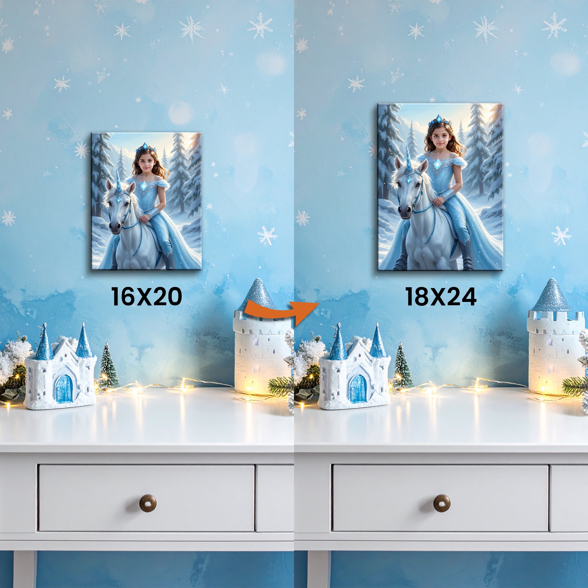 Agranda tu Lienzo de 16x20 Pulgadas a 18x24 Pulgadas – WonderMe