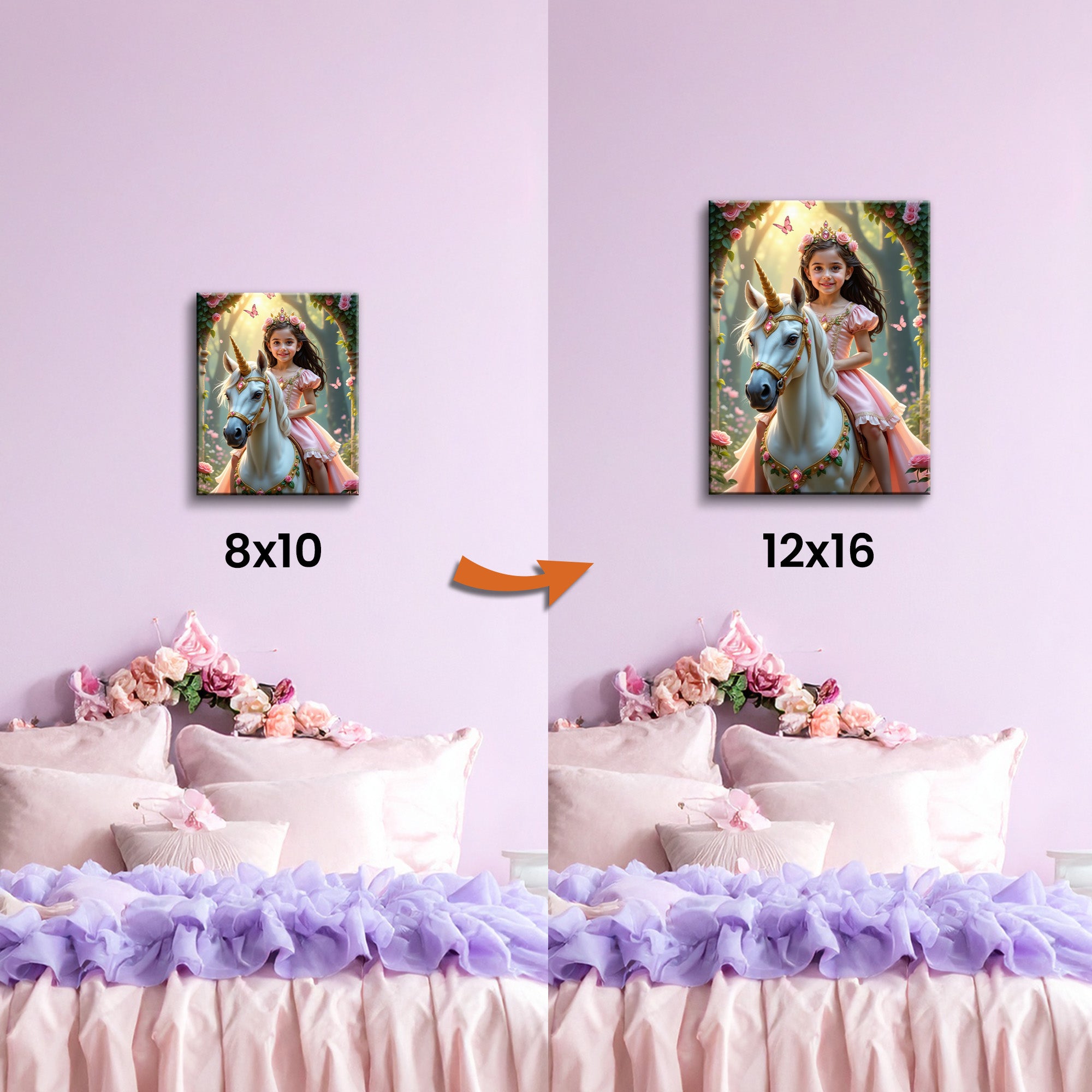 Agranda tu Lienzo de 8x10 Pulgadas a 12x16 Pulgadas – WonderMe