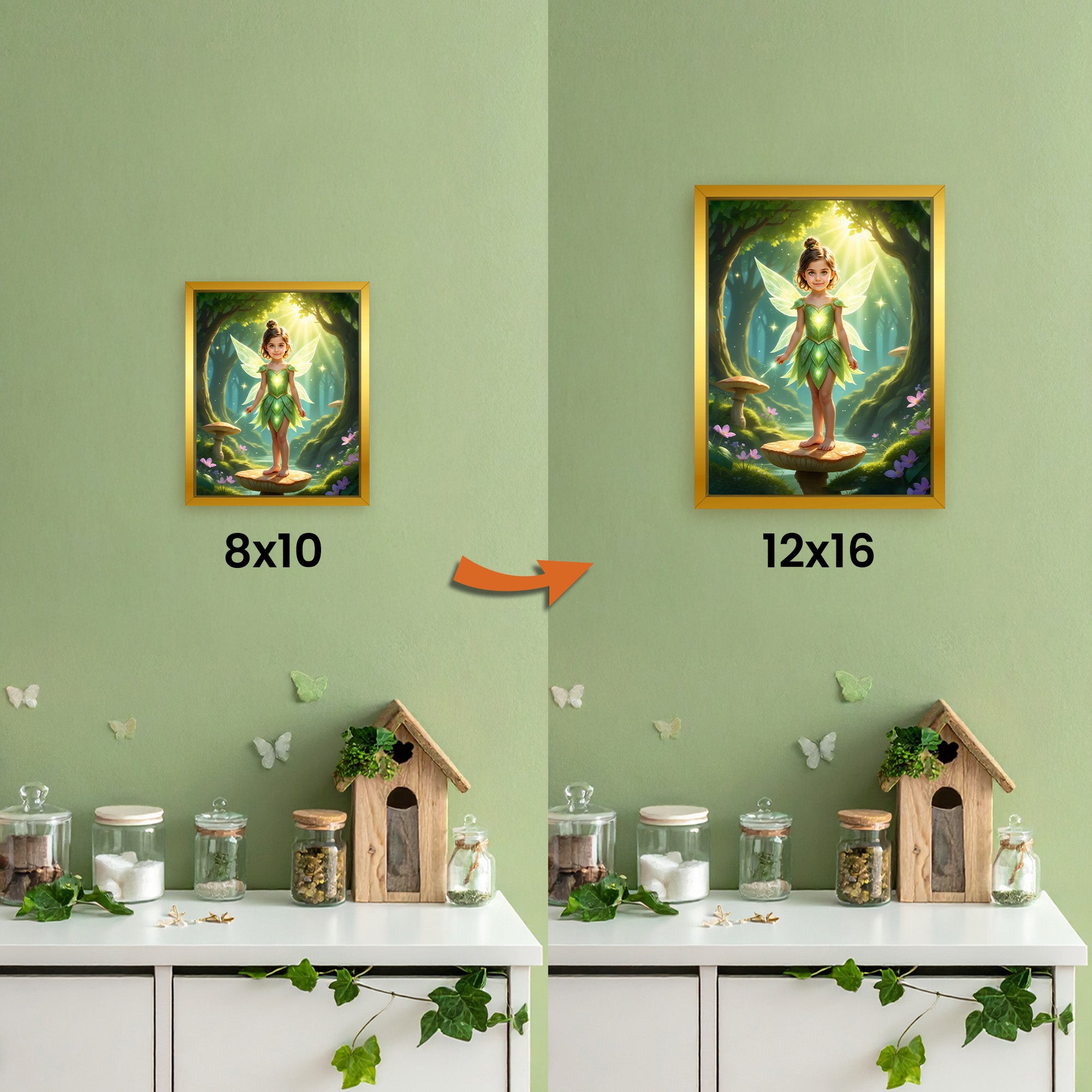 Make Your 8x10 Inches 'The Forest Fairy' Canvas Even Bigger & More Mag ...