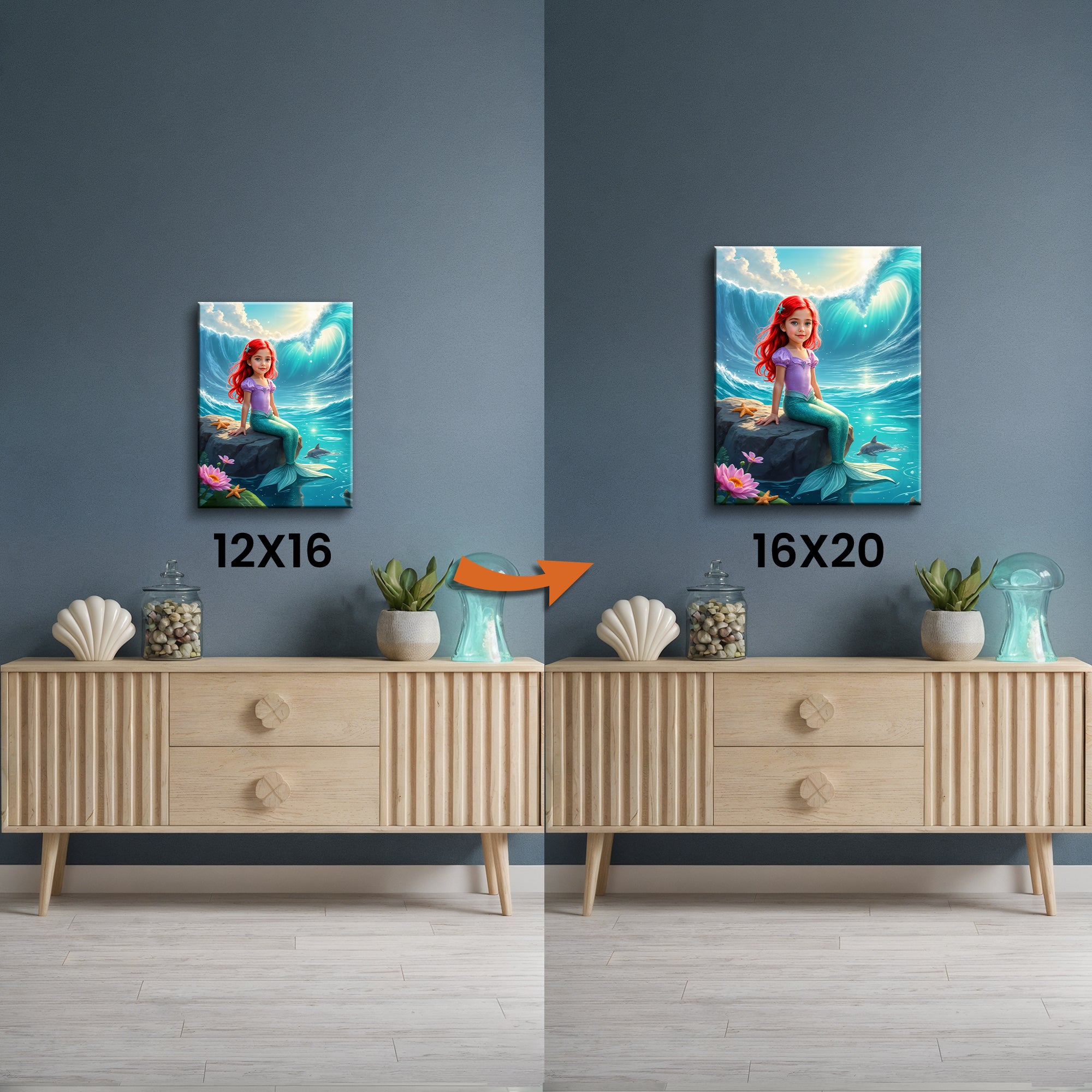 Agranda tu Lienzo de 12x16 Pulgadas a 16x20 Pulgadas – WonderMe