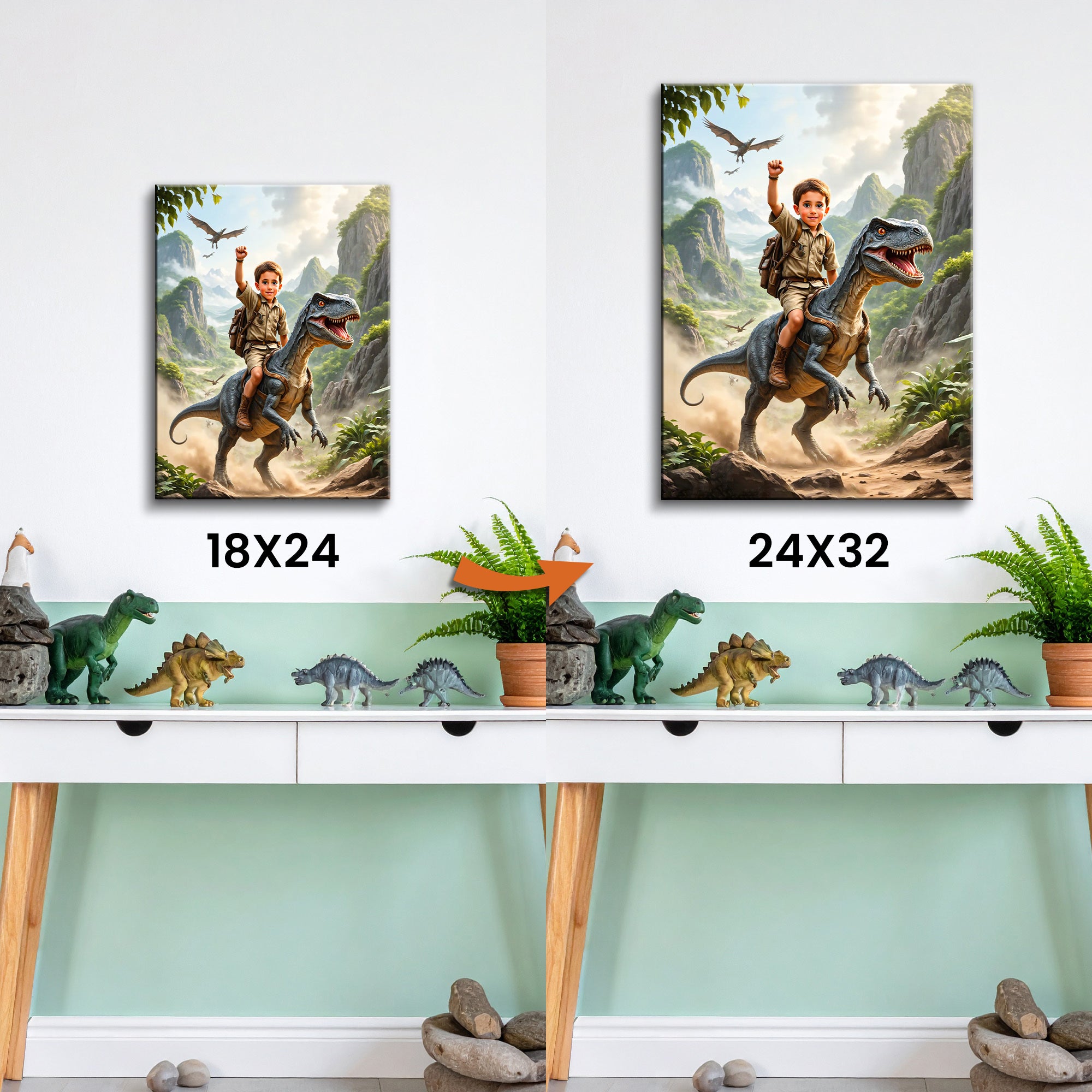 Agranda tu Lienzo de 18x24 Pulgadas a 24x32 Pulgadas – WonderMe