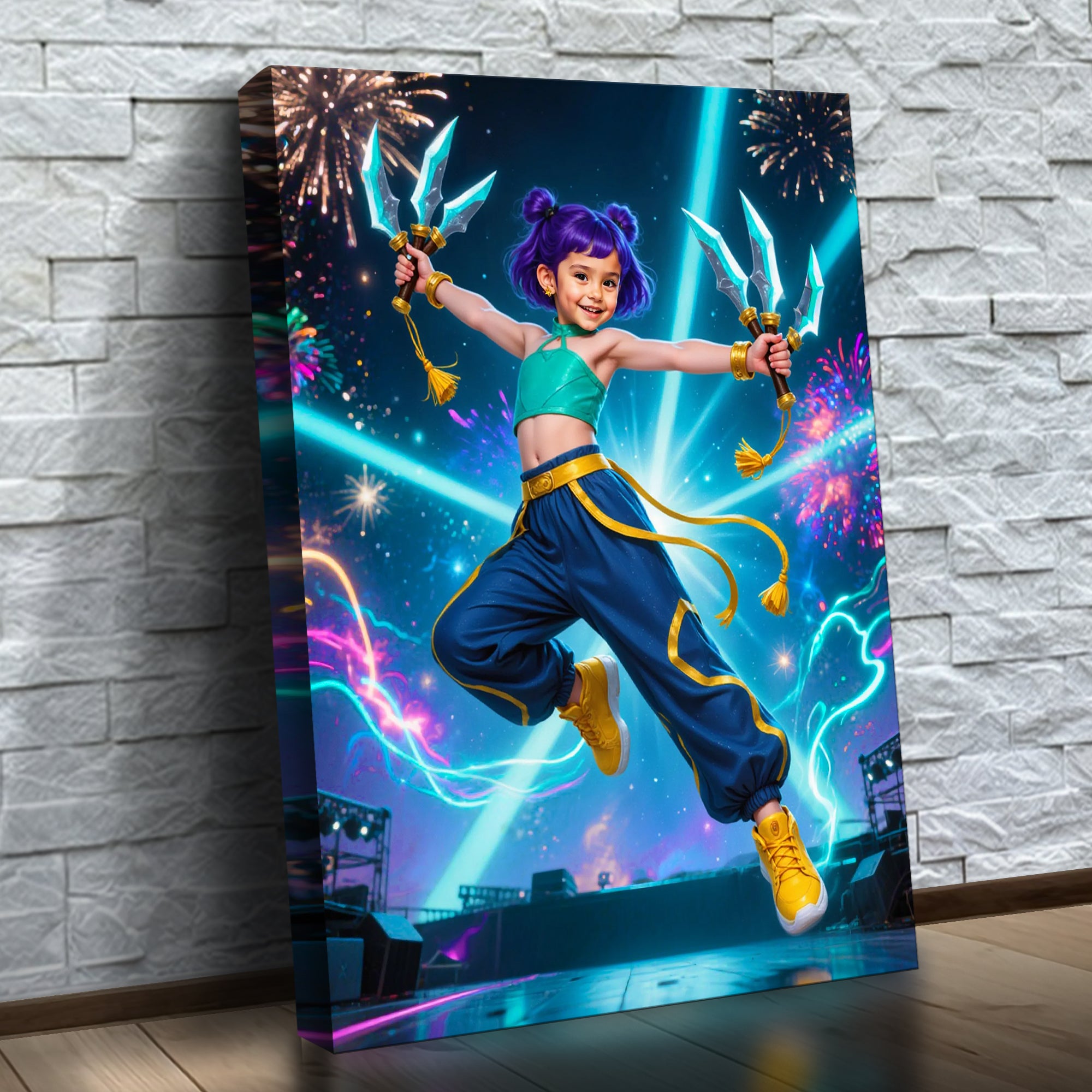 K-Pop Queen The Cosmic Teal Guardian | WonderMe