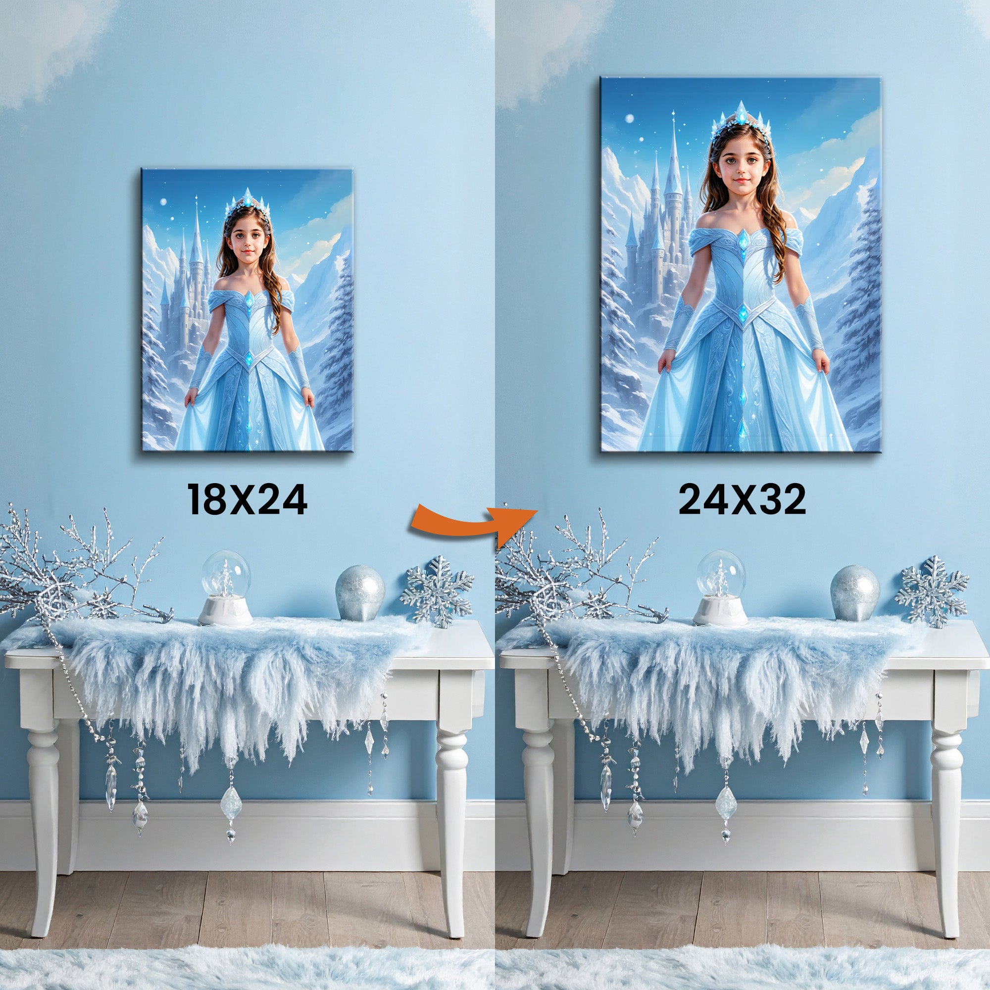 Agranda tu Lienzo de 18x24 Pulgadas a 24x32 Pulgadas – WonderMe